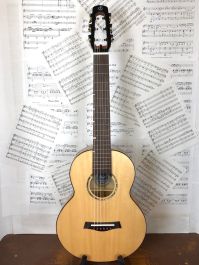 Exclusive Flight Carabao All Solid Spruce and Mango Guitalele