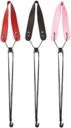 Eagle Mountain Ukulele Leash Style Strap Red Leather